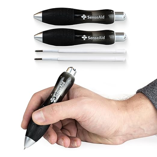 Fat Heavy Weighted Pens | Set of Two Super Big Pens Including TWO BONUS ...