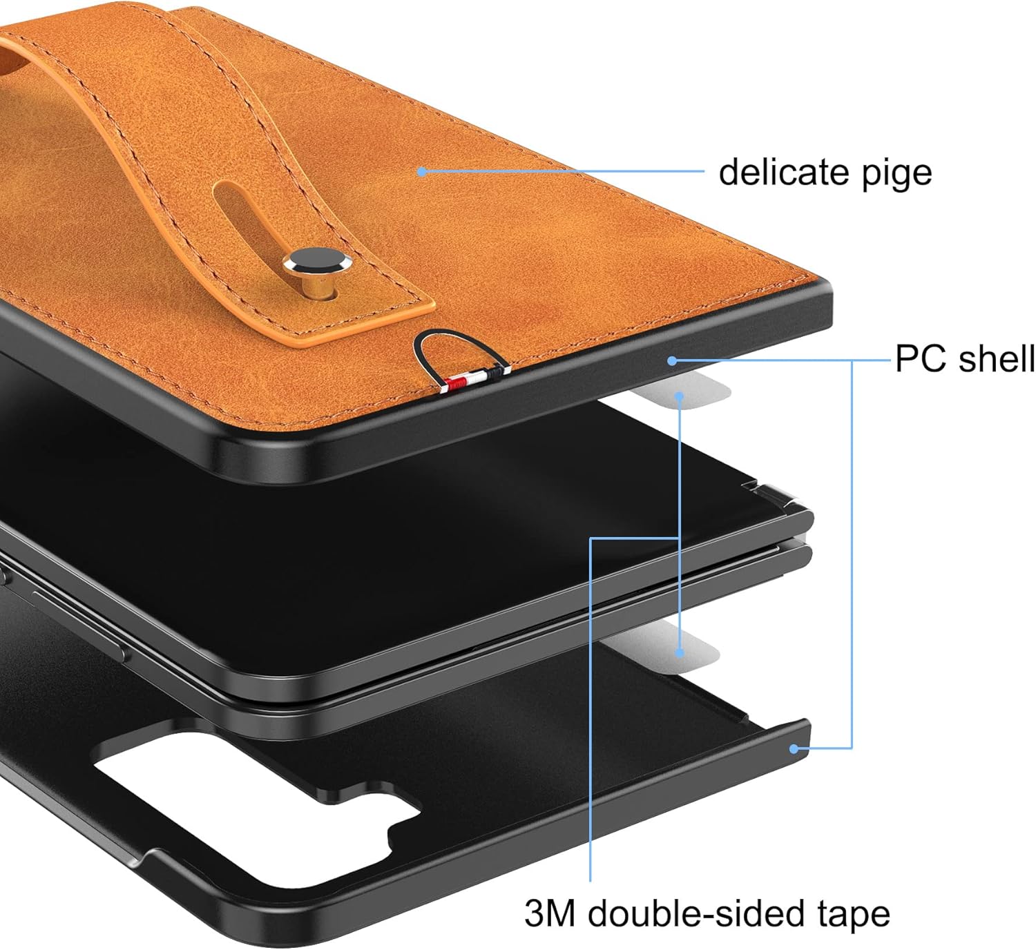 Buy Foluu for Microsoft Surface Duo 2 Case, Surface Duo 2 Leather Case ...