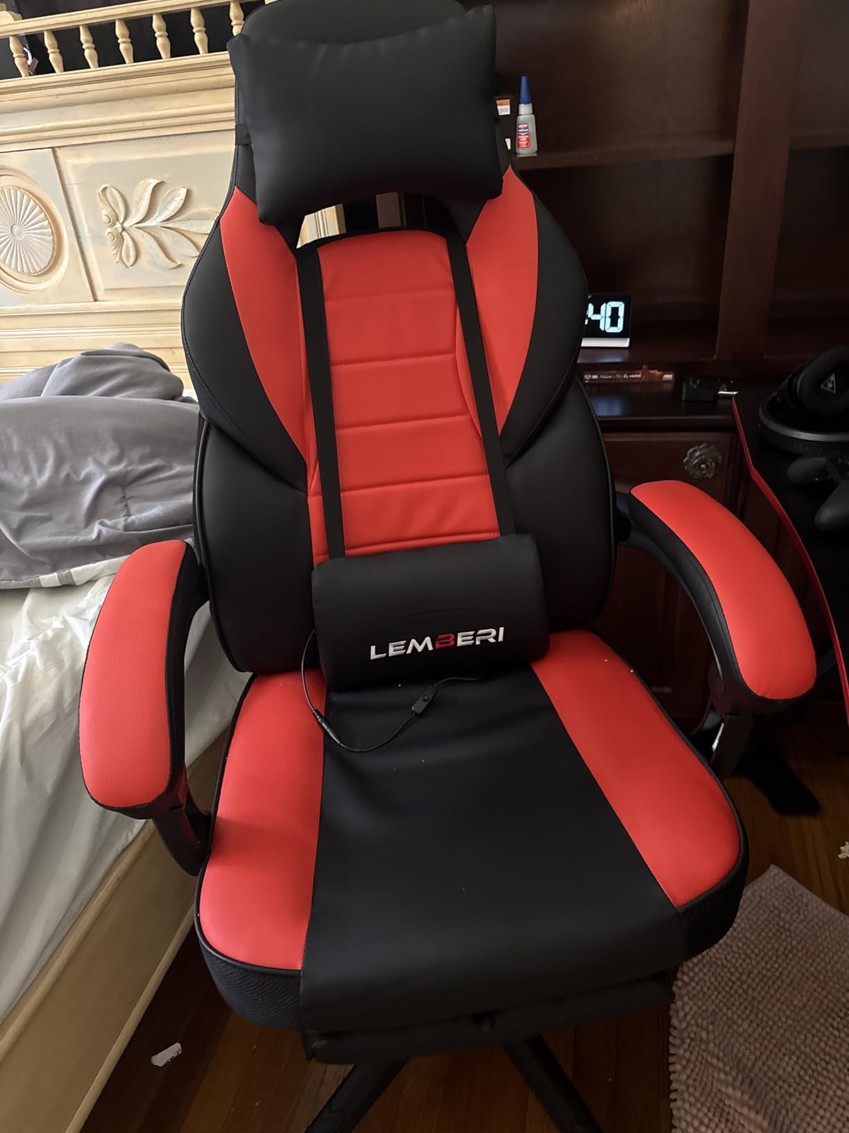 $18/mo - Finance LEMBERI Gaming Chairs with Footrest,Ergonomic Video ...