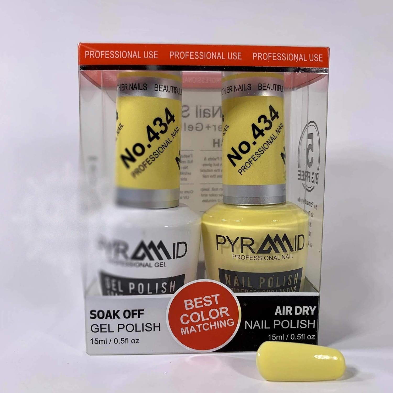 Amazon.com : Pyramid - 100% Pure Gel Nail Polish 0.5 fL Oz (434 ...