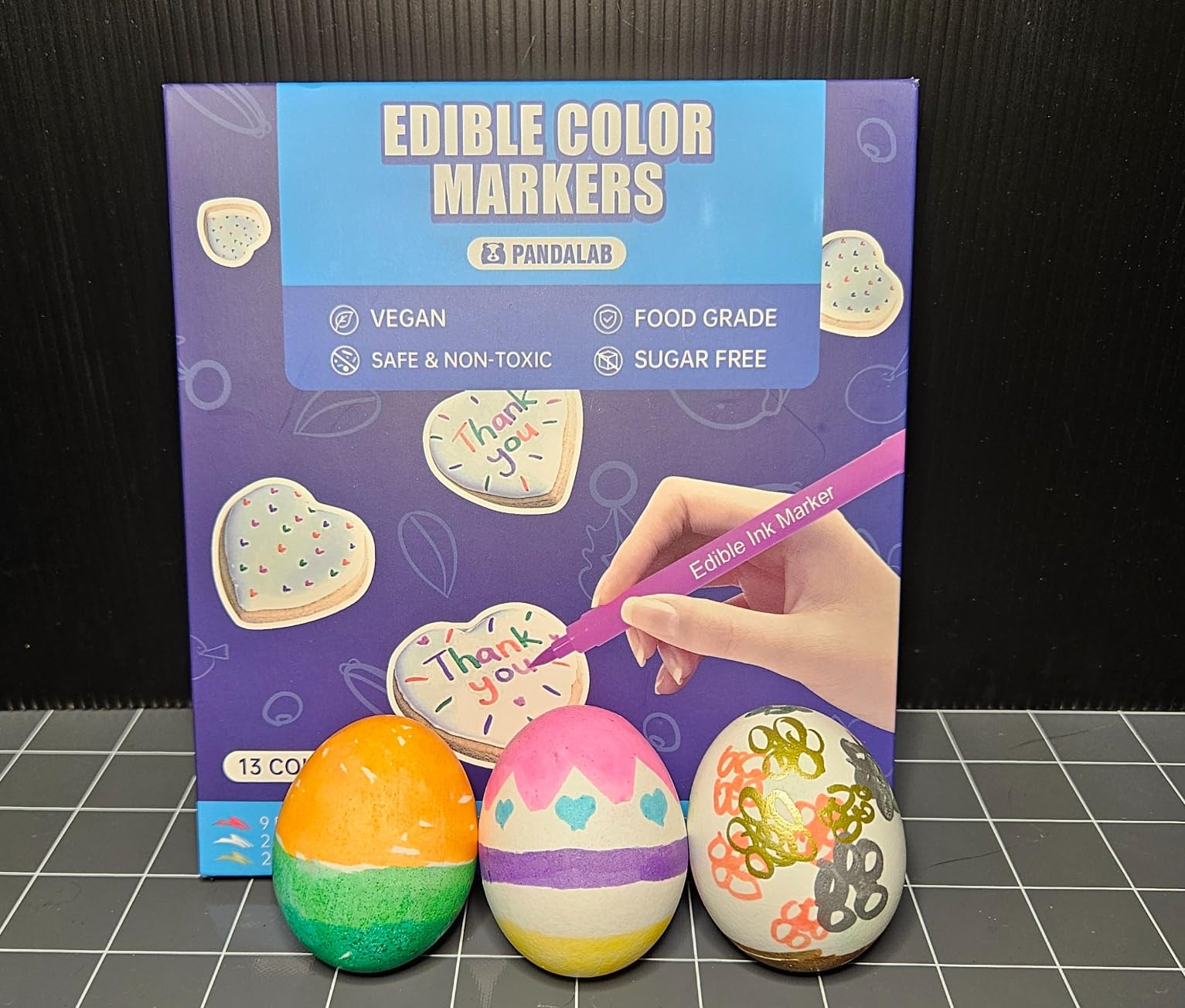 Amazon.com : Edible Markers, Colorful Metallic Gold Food Coloring Pens ...