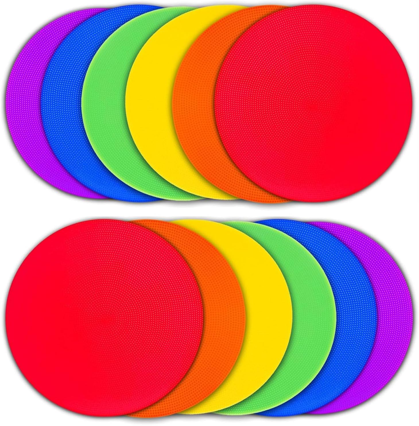 BEANPRECOY 12Pcs Rubber Agility Markers Non-Slip TPE Training Cones for ...