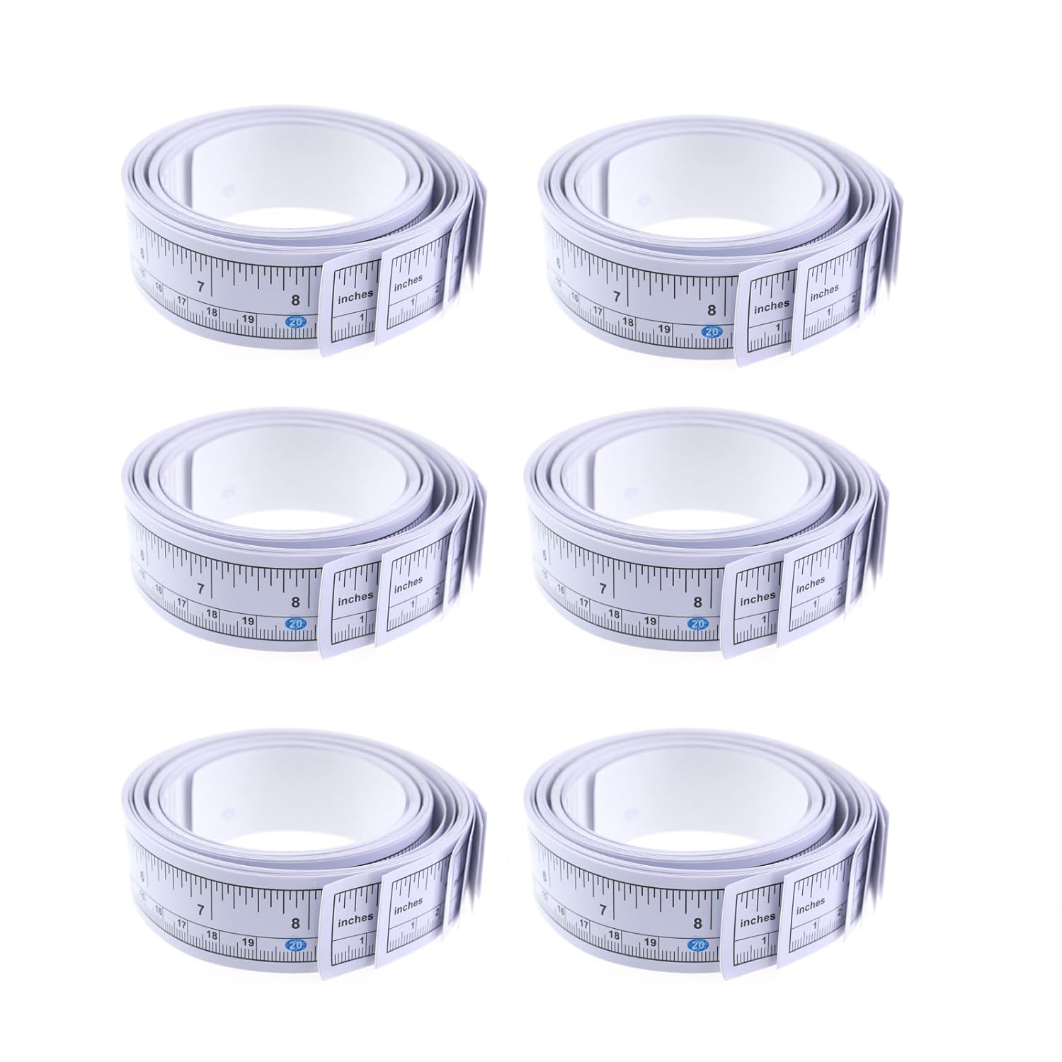 ZHYOHEN 6PCS Self Adhesive Tape Adhesive Ruler Tool Tape Measure ...