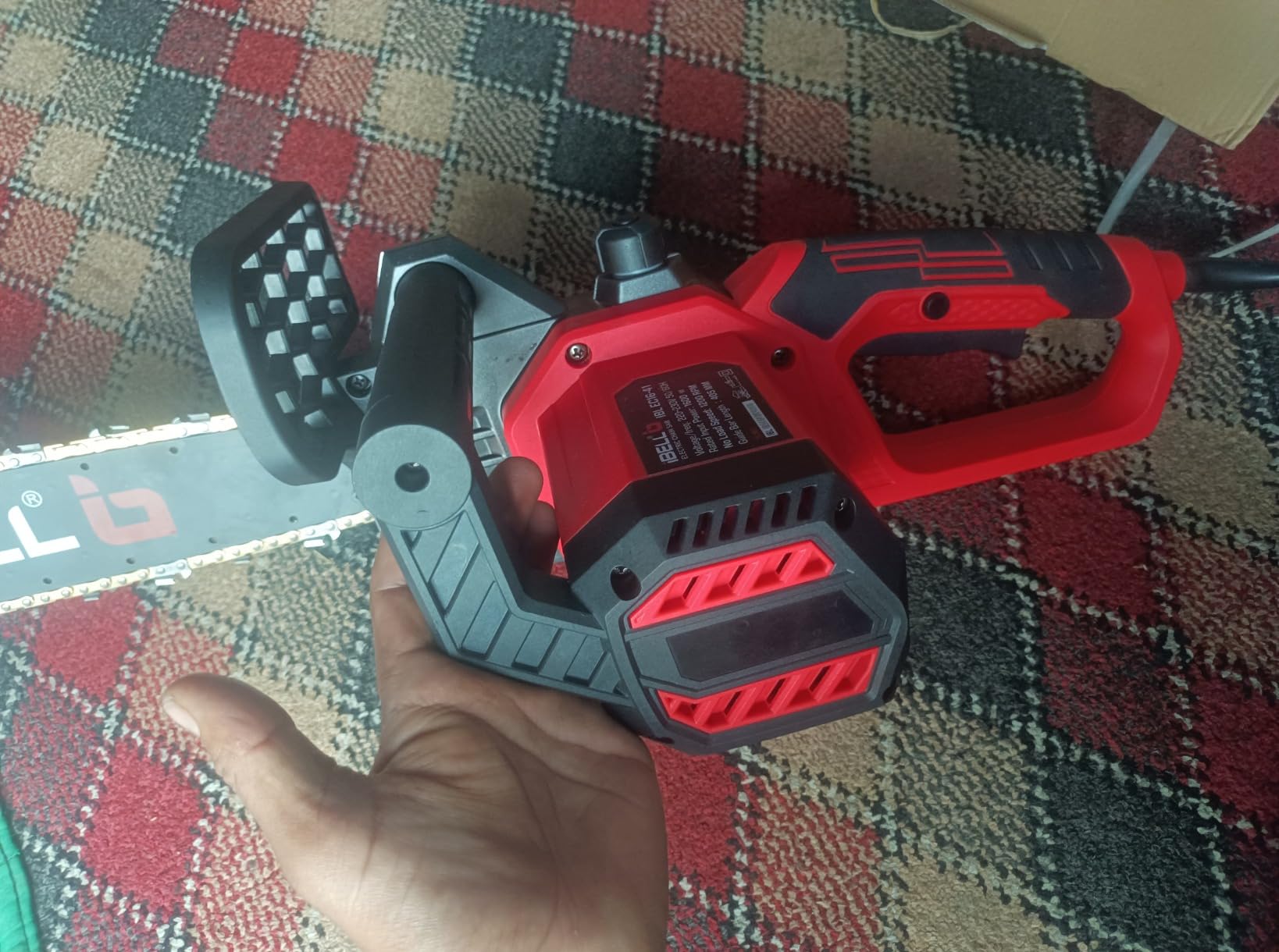 IBELL Electric Chain Saw EC16-41, 1600W, Copper Armature, 16" Guide Bar ...