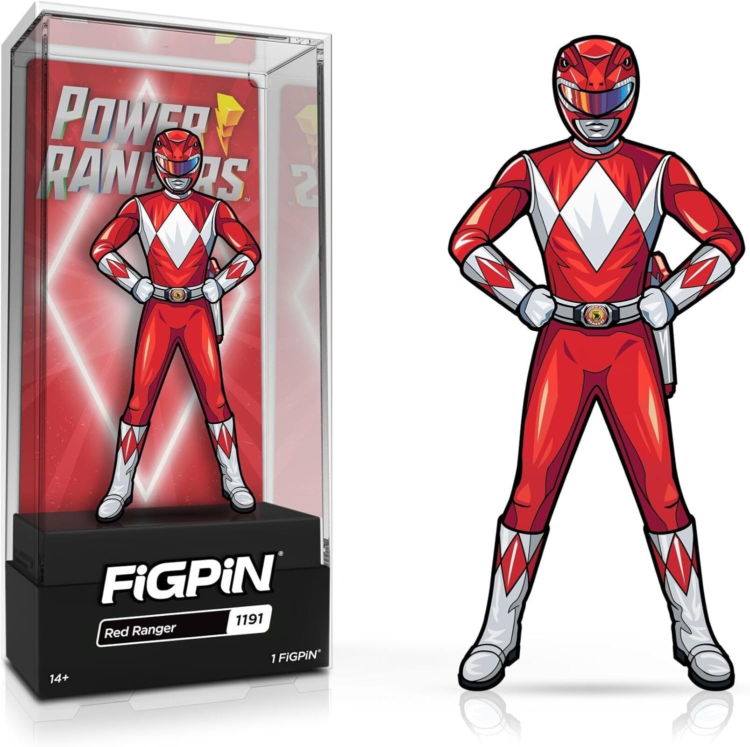 Amazon.com: FiGPiN Classic: Power Rangers - Red Ranger (1191) : Toys ...