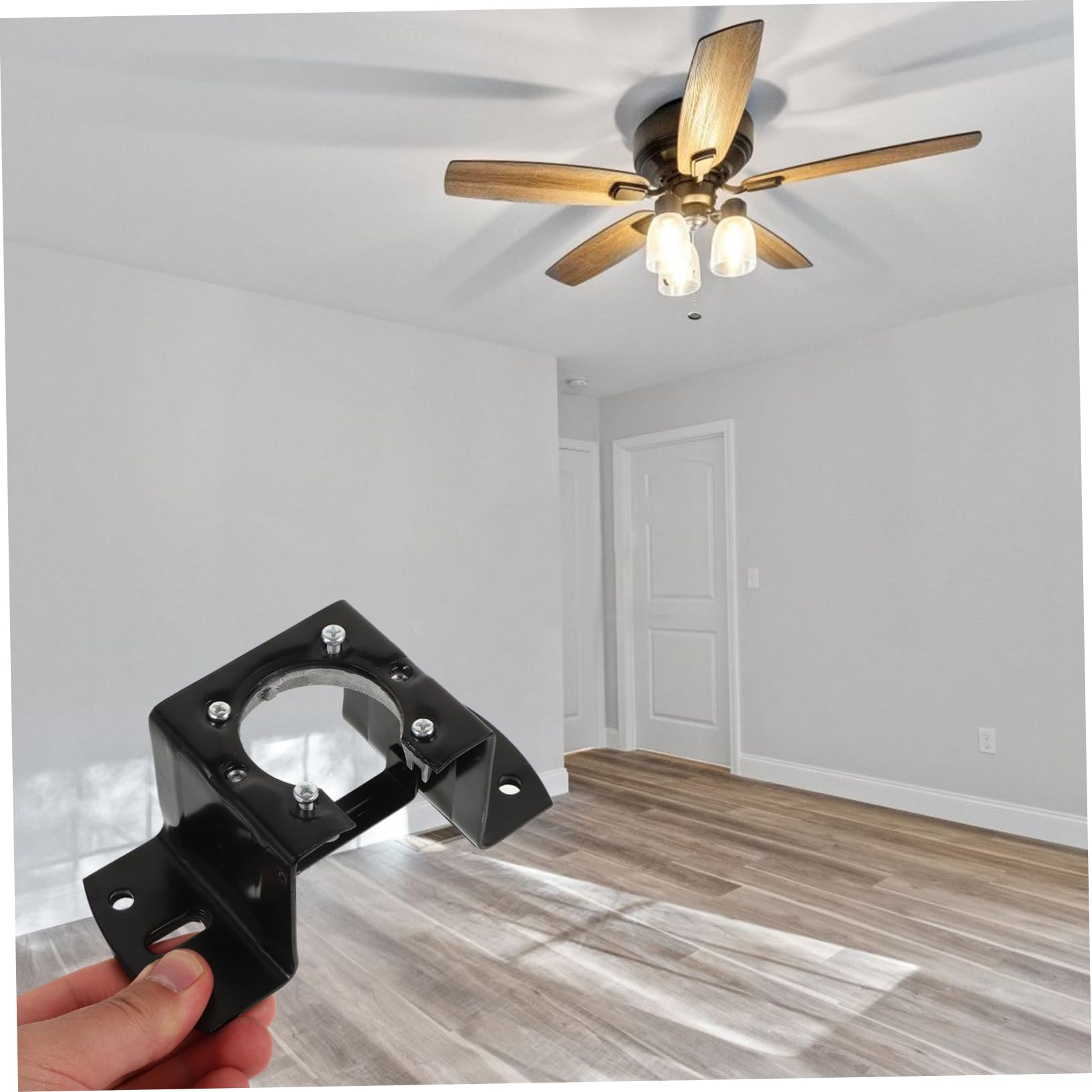 Ceiling Fan Bracket For Drop Ceiling 1 52" Polished Brass Ceiling