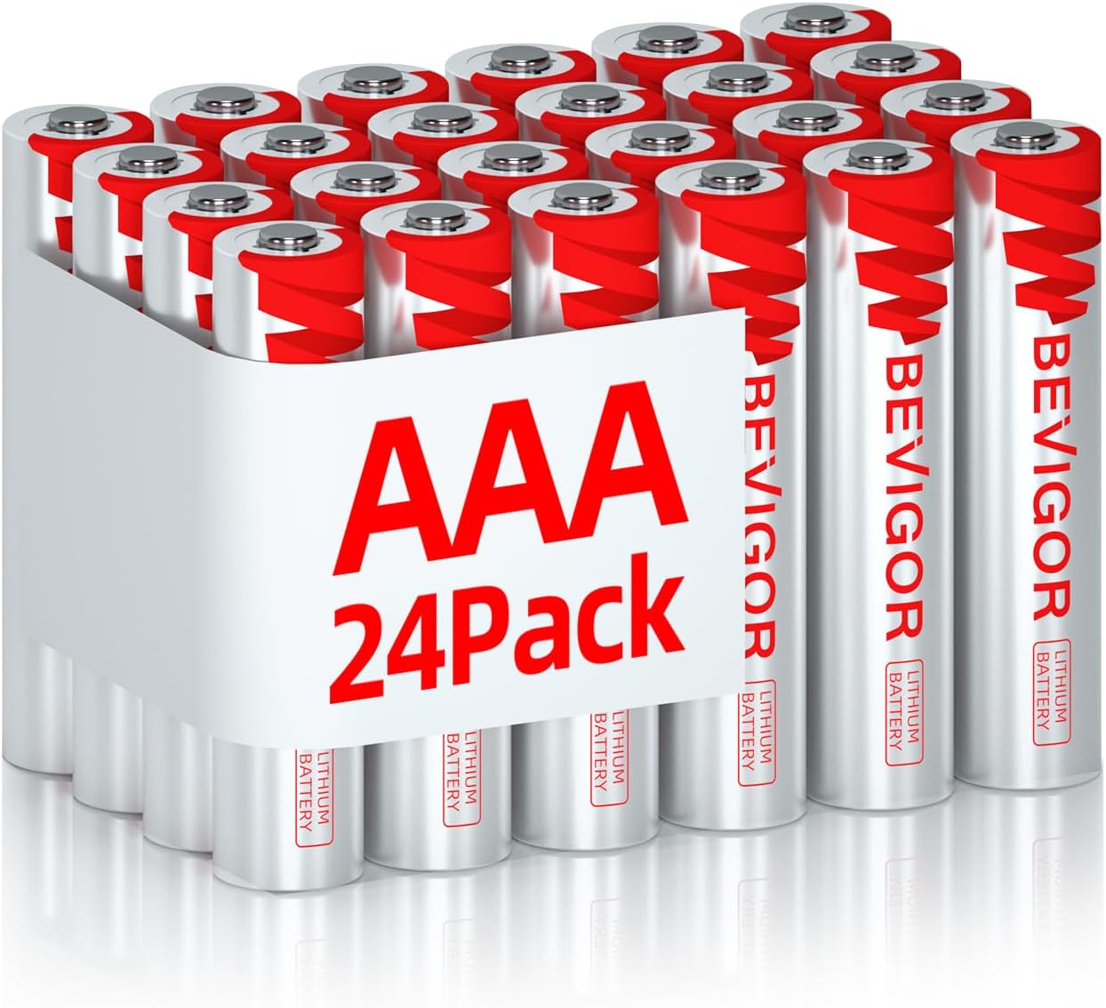 Amazon.com: BEVIGOR AAA Lithium Batteries, 24Pack Lithium Iron Triple A ...