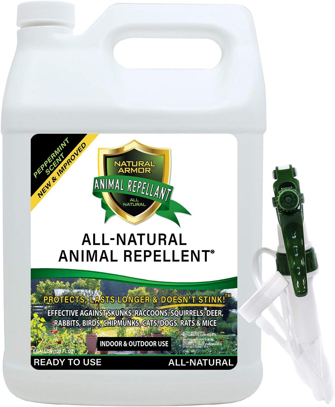 Amazon.com : Natural Armor Animal & Rodent Repellent Spray. Repels ...