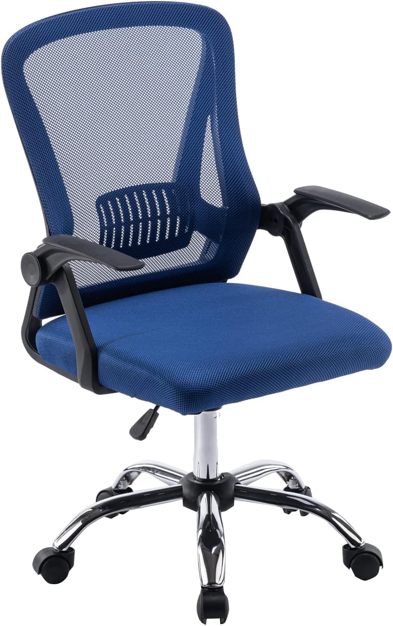 Requena Office Chair with Armrest, Ergonomic Desk Chair Swivel Mesh ...