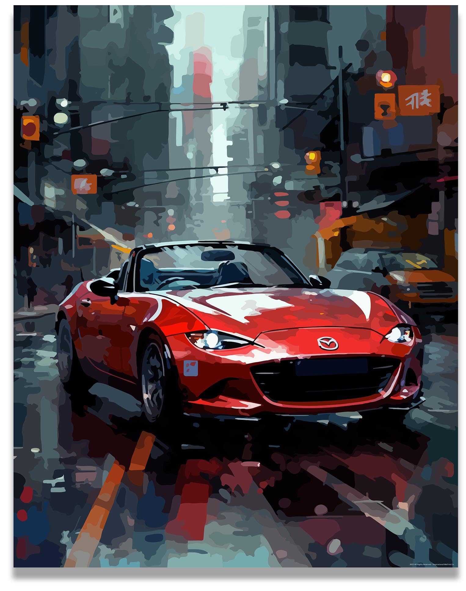 Amazon.com: Inspirational Wall Art Co. - Supple | 1990 Mazda Miata MX 5 ...