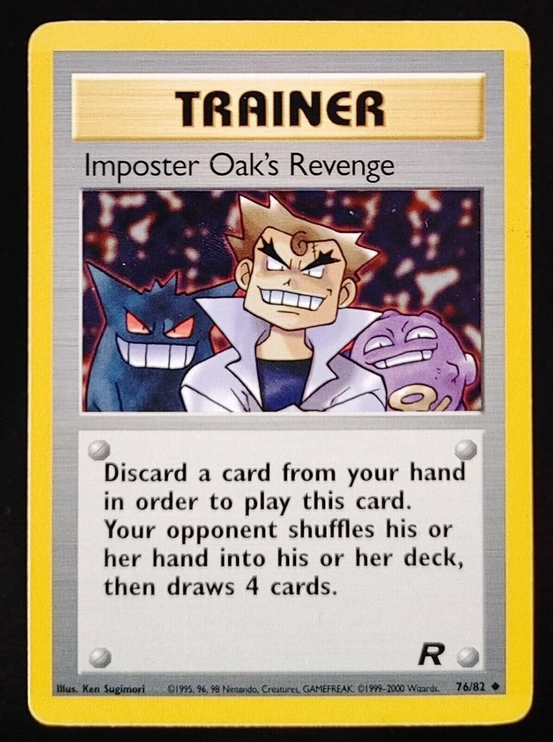 Amazon.com: Pokemon – Imposter Oak’s Revenge – 76/82 – Team Rocket ...