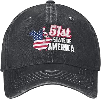 bamgen 51st State Canada Trump Hat Make Canada 51st State Hat Make ...