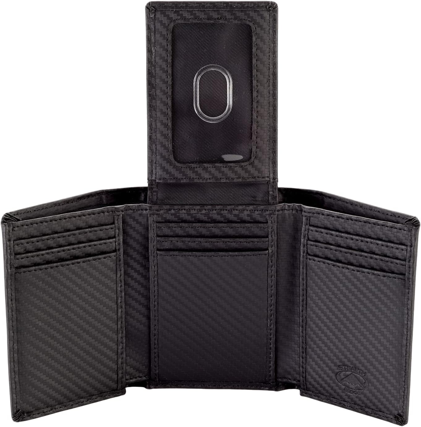 Amazon.com: Stealth Mode Trifold Wallet - RFID Blocking Wallet with ...