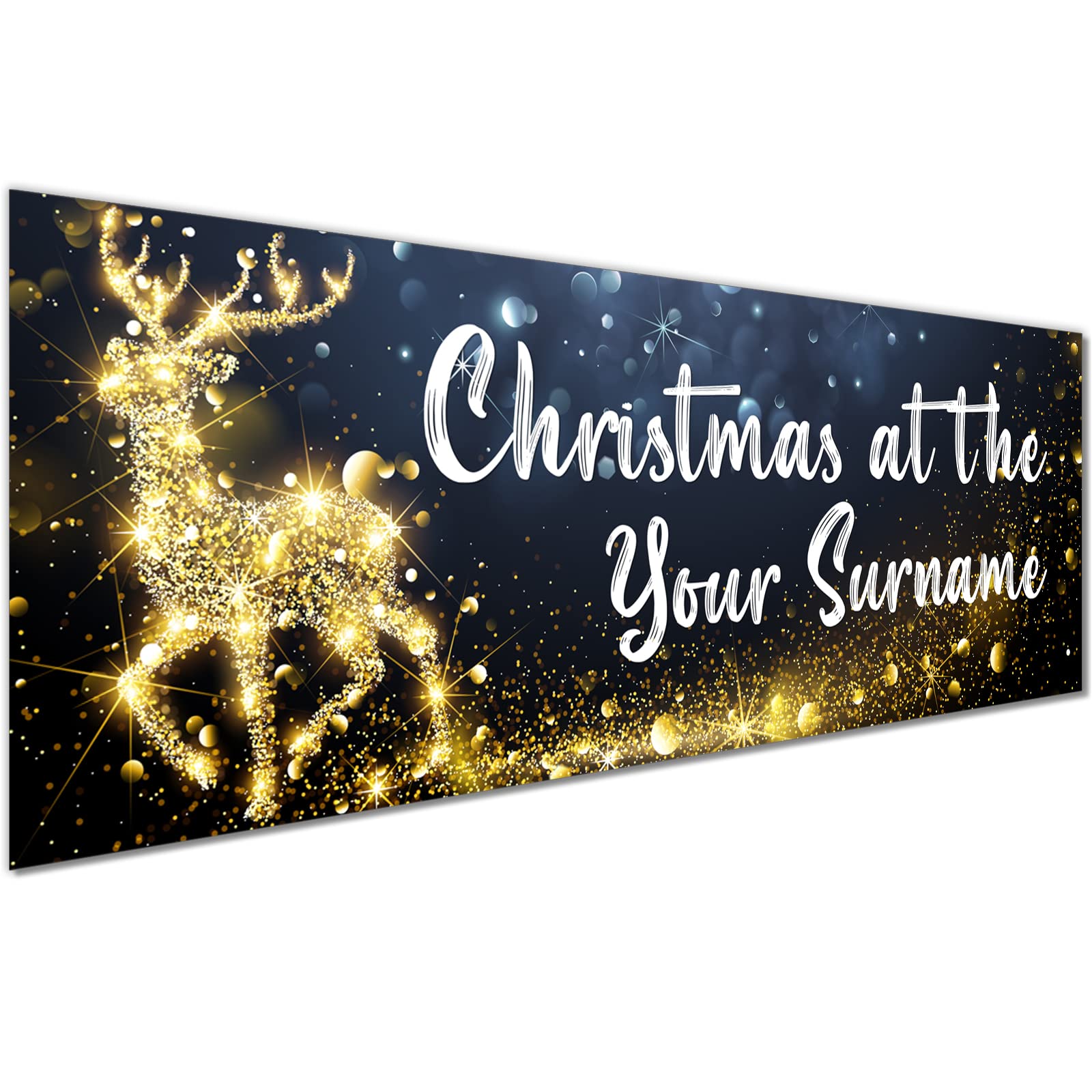 6ft x 1 | Personalised Merry Christmas Banners | Large Merry Christmas ...