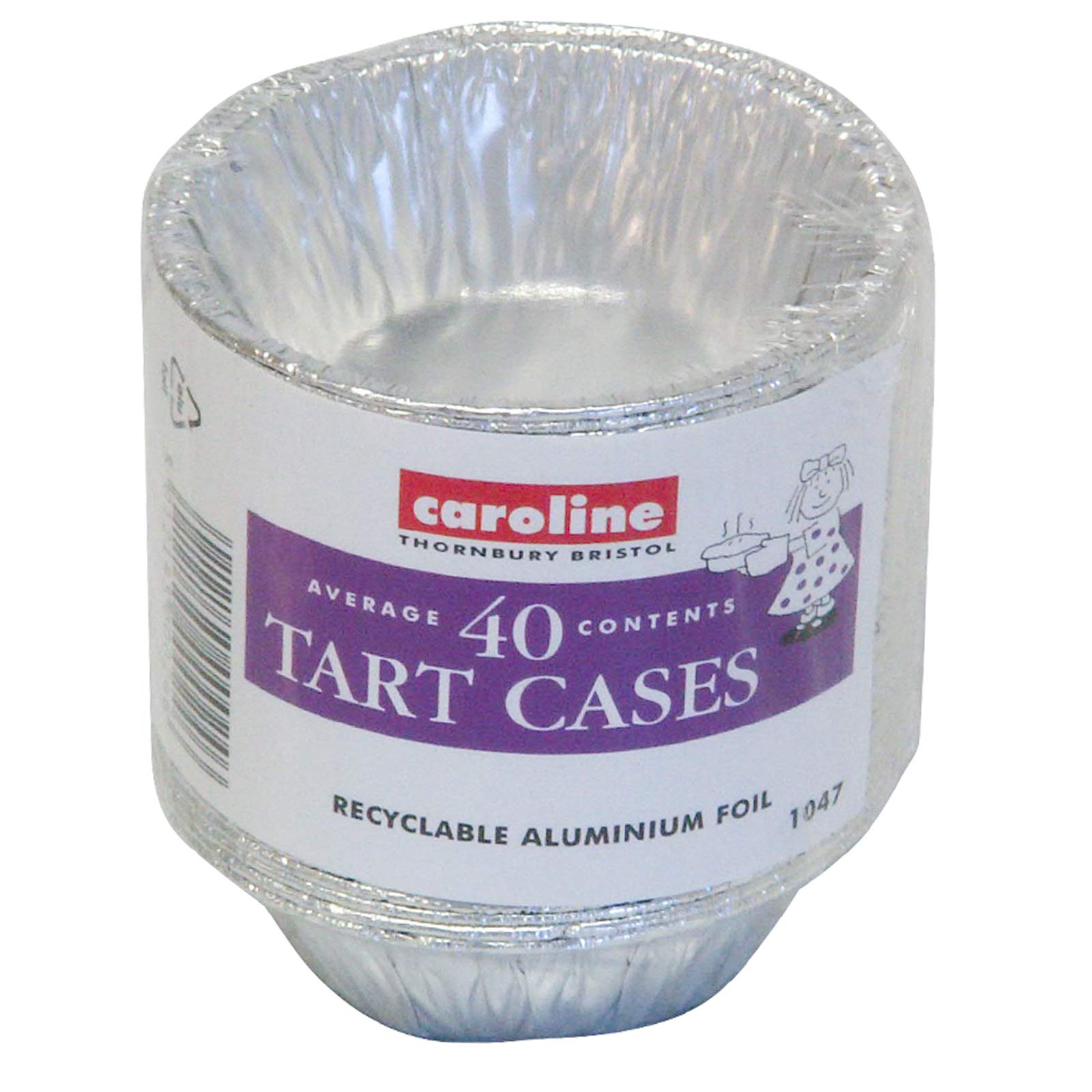 Caroline 40 x 60mm Dia 20mm Deep Mince Pie/Tart Case - C1047 : Amazon ...