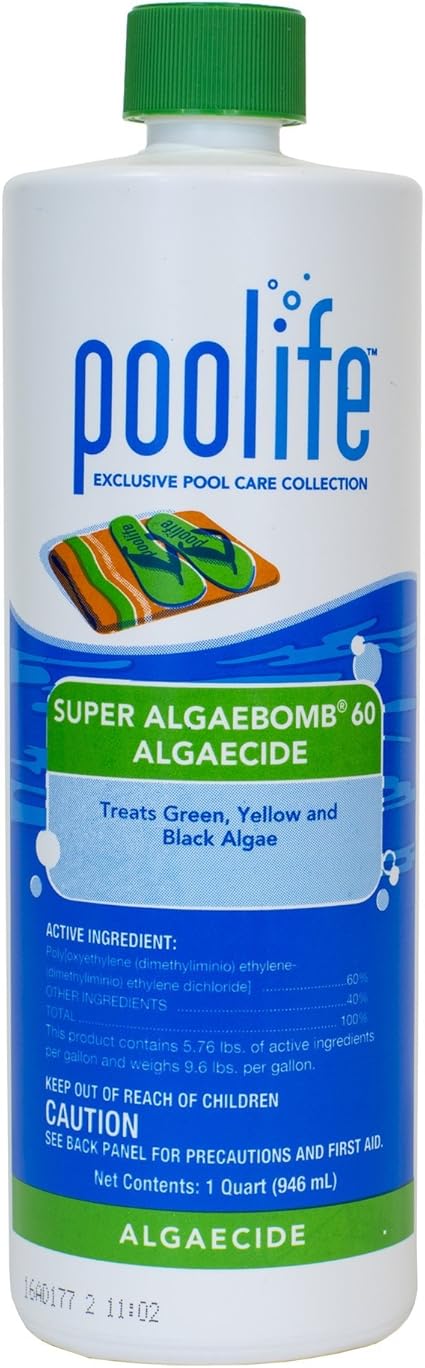 Amazon.com : poolife Super Algae Bomb 60 (1 qt) : Patio, Lawn & Garden