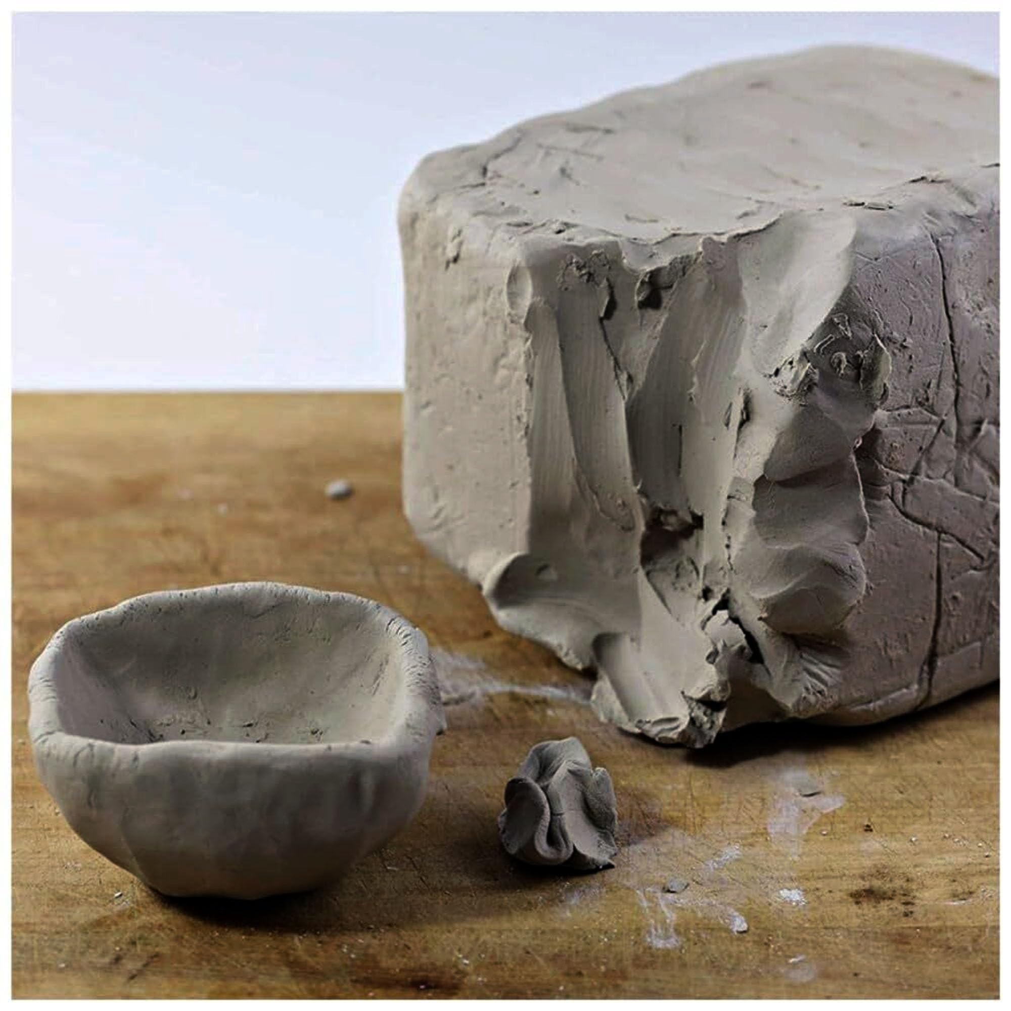 Premium 1kg Terracotta Clay for Modelling, Sculpting, and Art & Craft ...