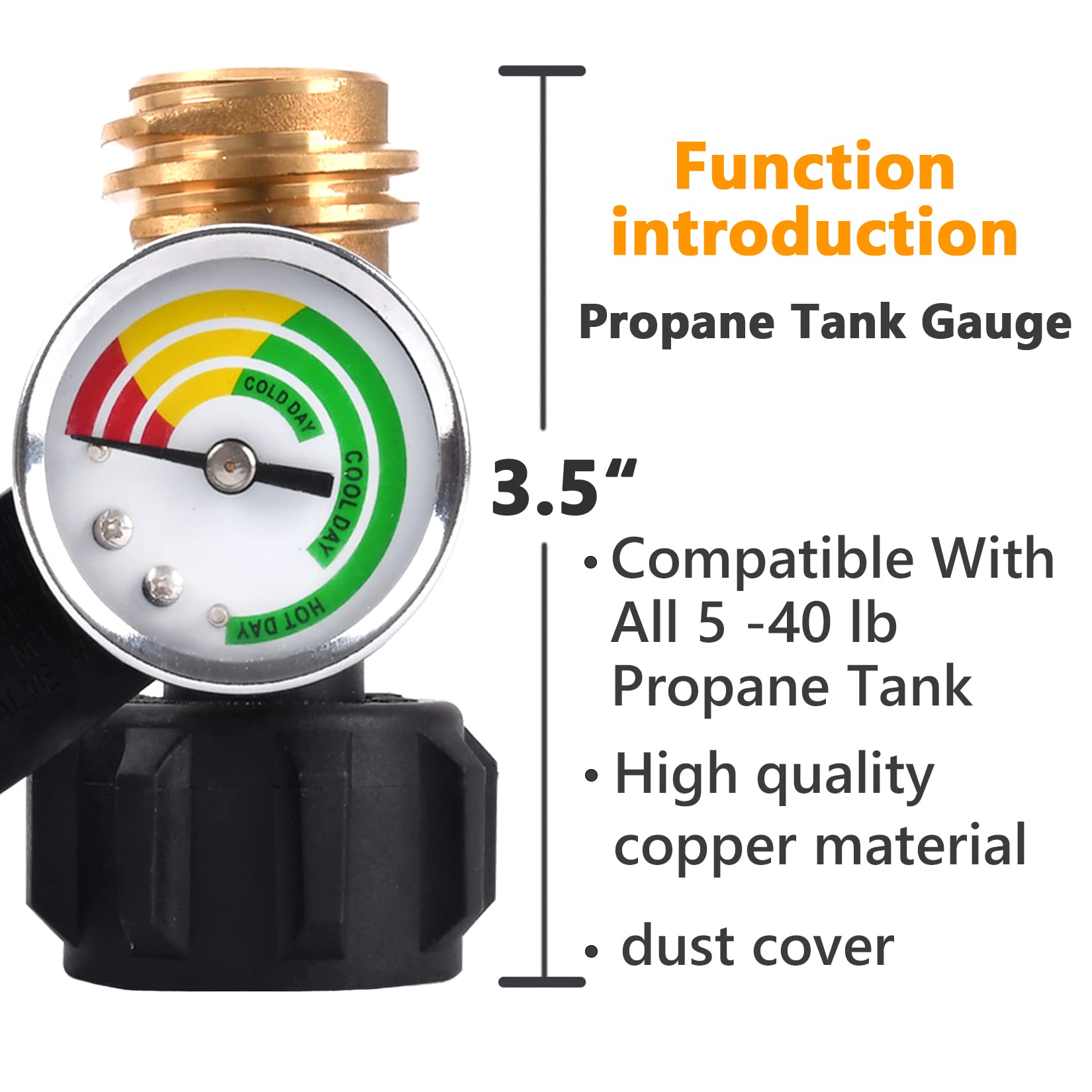 Snapklik.com : Propane Tank Gauge, Propane Level Indicator, Propane Gas ...