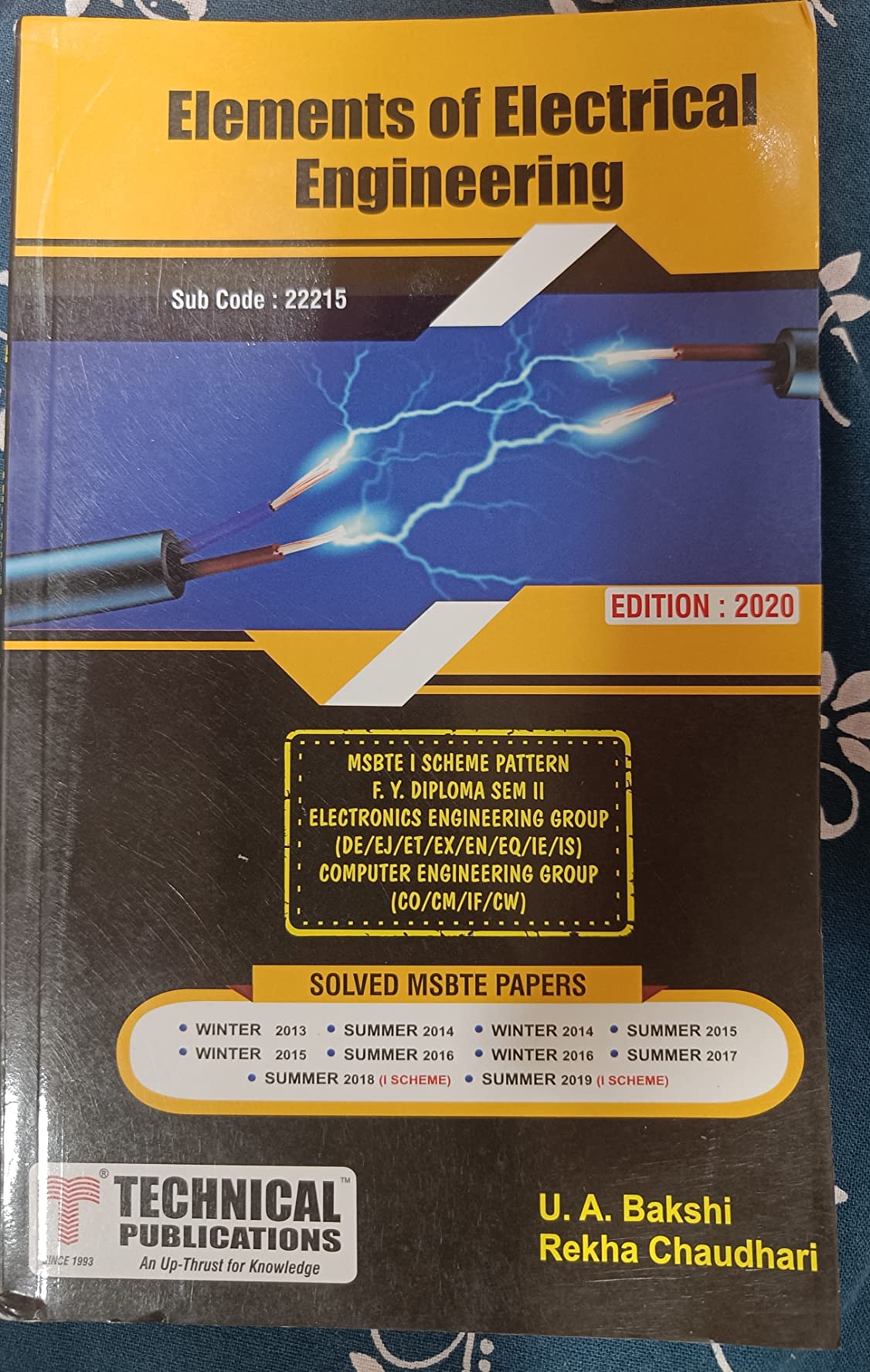 Elements of Electrical Engineering for MSBTE I Scheme (II - Elex./Comp ...