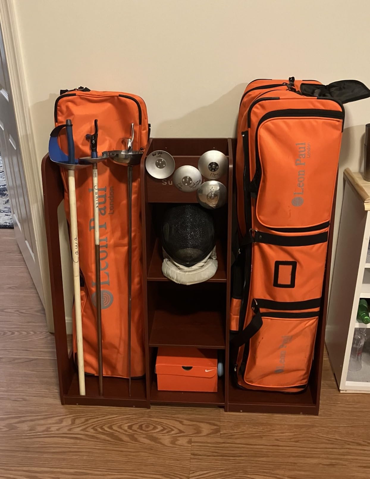 $27/mo - Finance SuniBoxi Golf Bag Organizer, Premium Wooden Golf ...