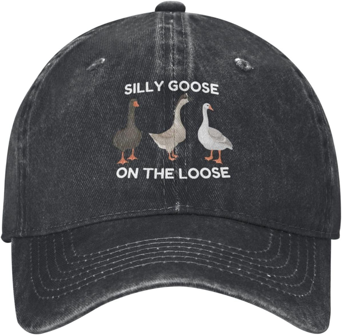 Silly Goosee On The Loose Baseball Cap for Women - Black at Amazon ...