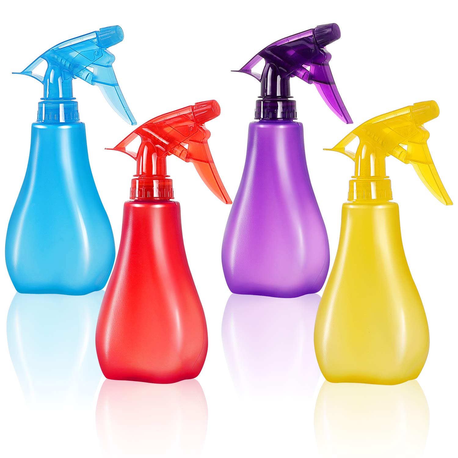 Amazon.com: (4pack)Empty Plastic Spray Bottles - 8 Oz SprayBottle, BPA ...
