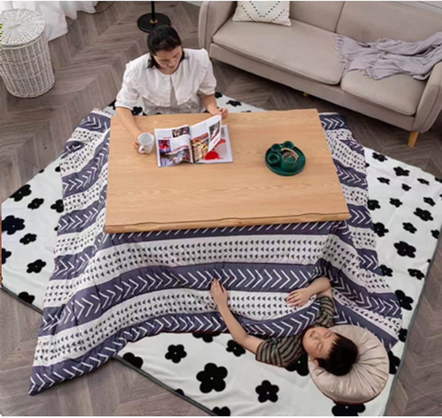 Kotatsu Heating Table Tatami Coffee Table kotatsu Table Electric ...