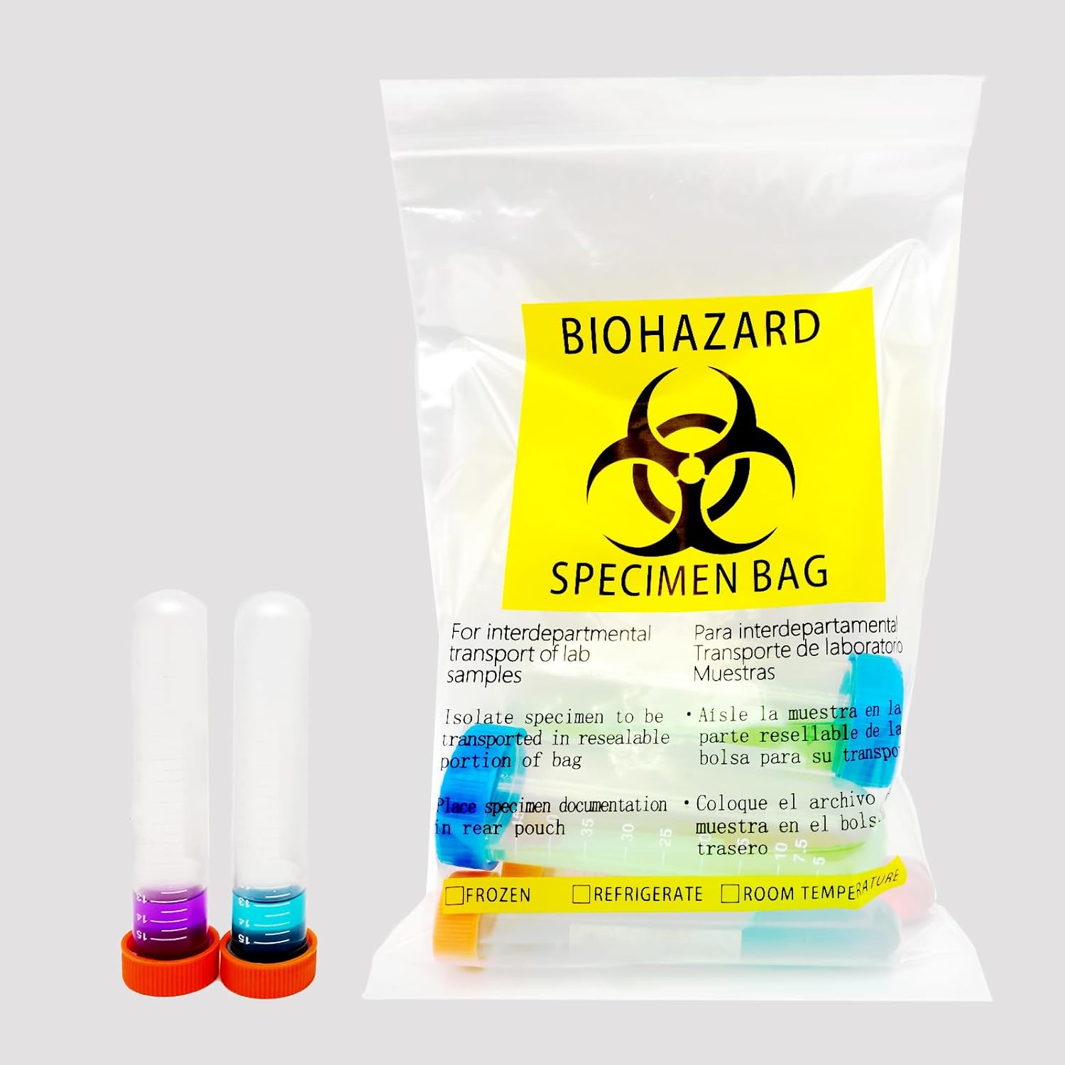 Biohazard Bags 6x9in15x25cm,Specimen Bags with Philippines | Ubuy