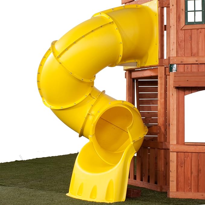 Amazon.com: 5 Ft Turbo Tube Slide, Yellow : Sports & Outdoors