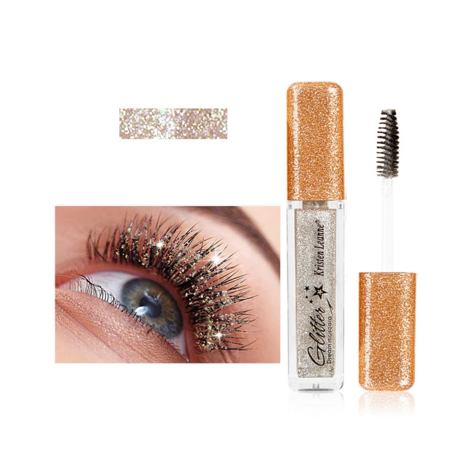 Amazon.com : Glitter Color Mascara, Shimmer Sparkle Mascara glitter ...