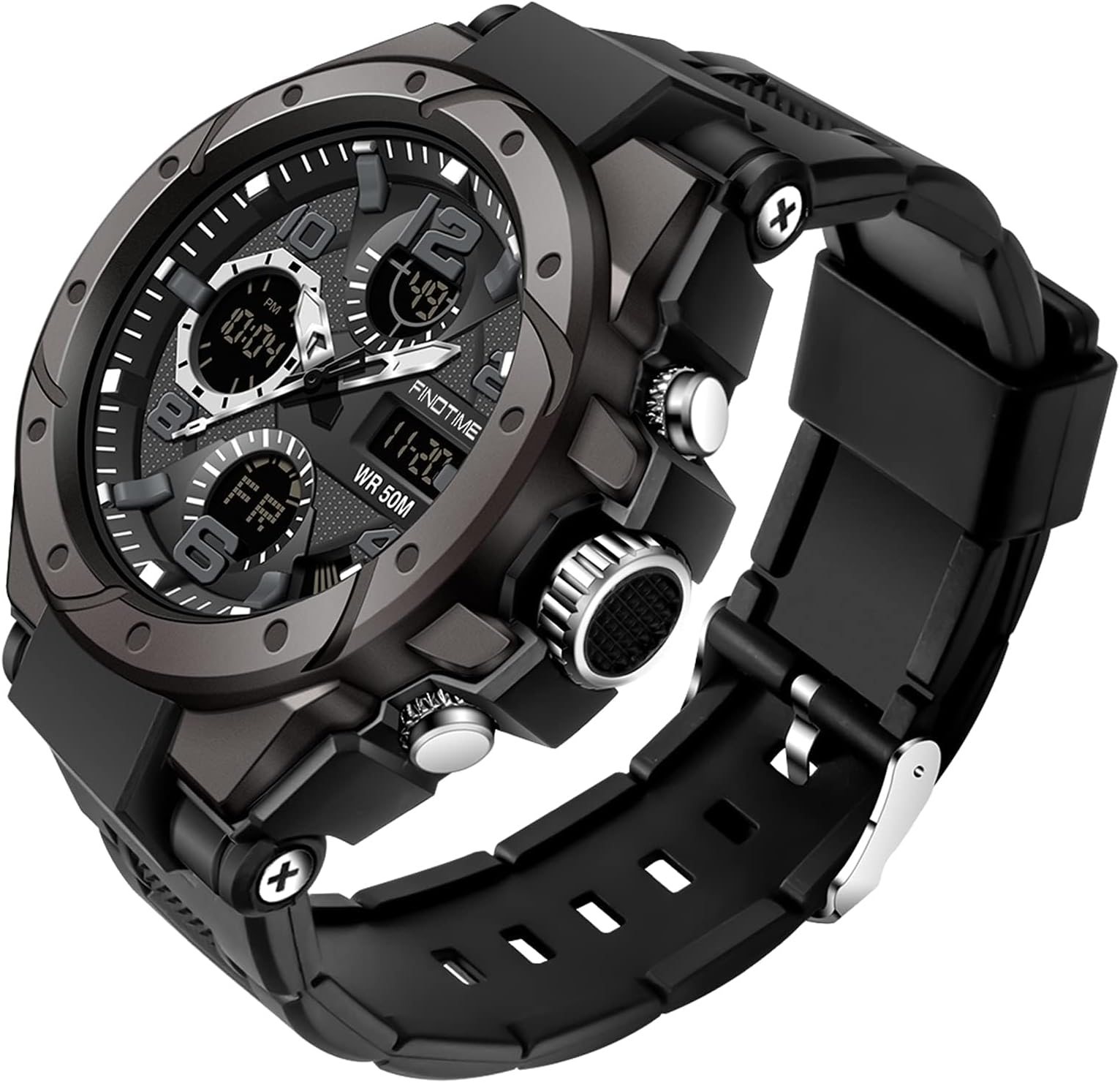 10 ATM Lumineux Montre étanche de plongée sous-Marine Chronomètre ...