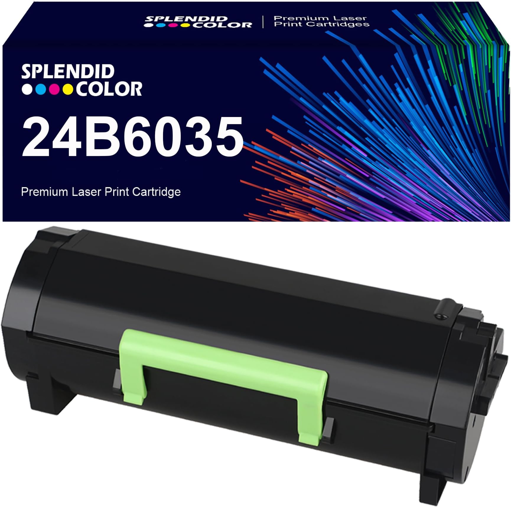 Amazon.com: SPLENDIDCOLOR 24B6035 Toner Cartridge Remanufactured, Black ...