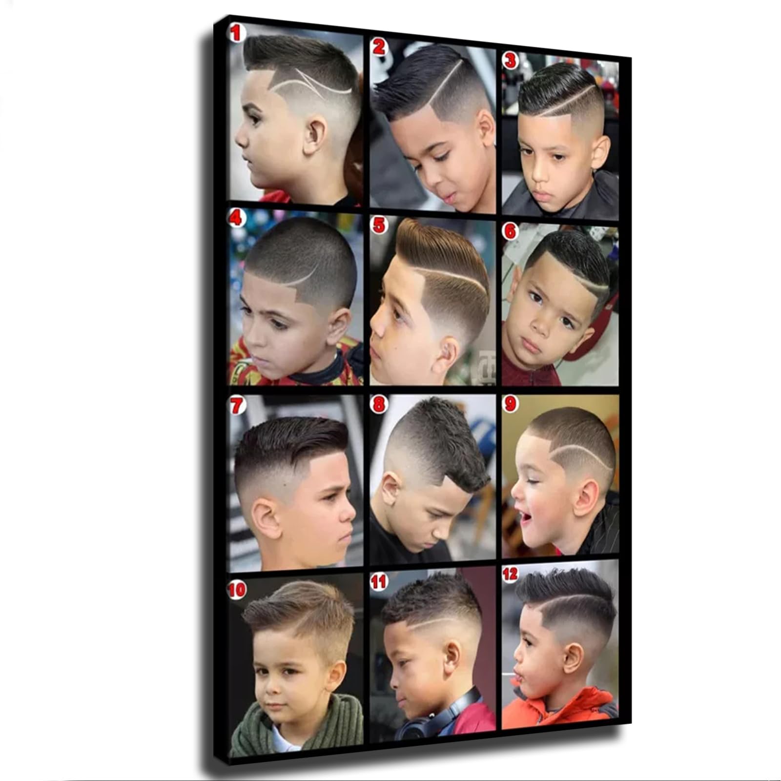 Barber Shop Chart Of Haircuts Hair Styles