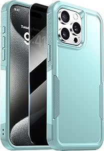 Amazon.com: Diaclara Designed for iPhone 15 Pro Max Case, [with Privacy Screen Protector] [Anti ...