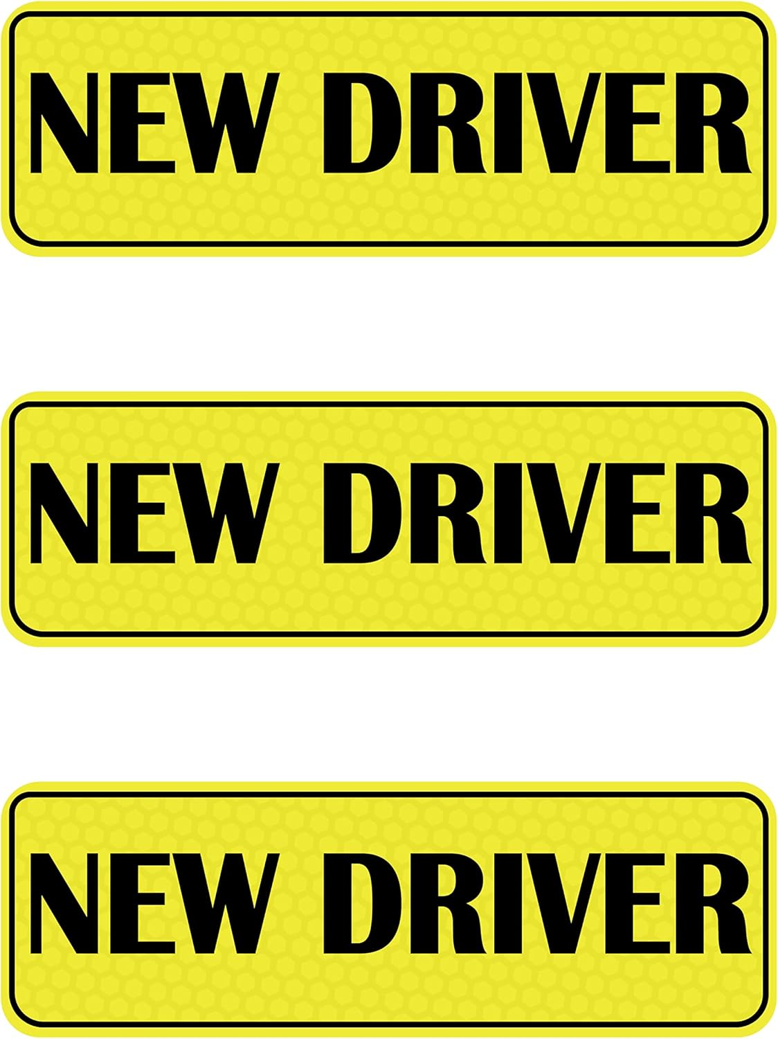 Amazon.com - TreeArm New Driver Safety Sign Decal Sticker, Attention ...