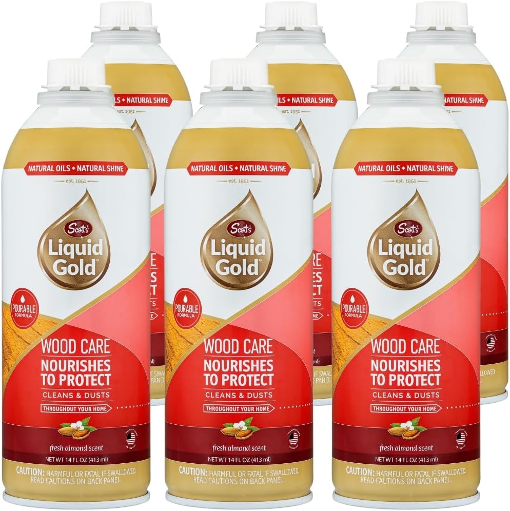 Amazon.com: Scott's Liquid Gold Pourable Wood Cleaner and Polish (Non ...