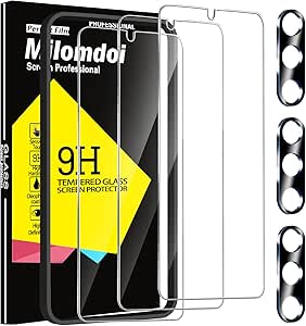 Amazon.com: Milomdoi 3 Pack Screen Protector for Samsung Galaxy A15 5G with 3 Pack Tempered ...
