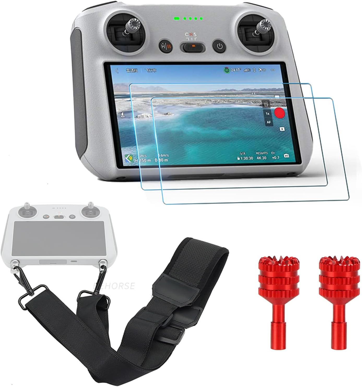 Amazon.com: Neck Lanyard Strap + (2 Pack) Glass Screen Protector ...