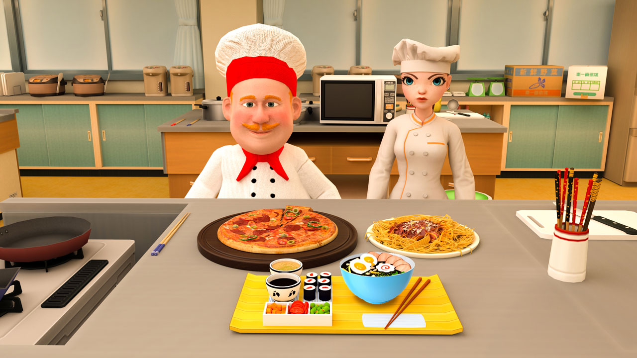 pizzaiolo e cuoco virtuale chef tycoon: giochi di cucina per bambini ...