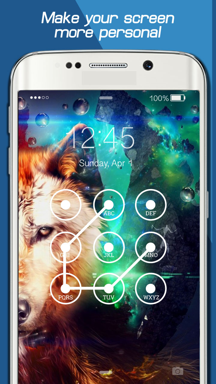 Wolf Lock Screen : Wolf In Jungle Theme Lock:Amazon.de:Appstore for Android