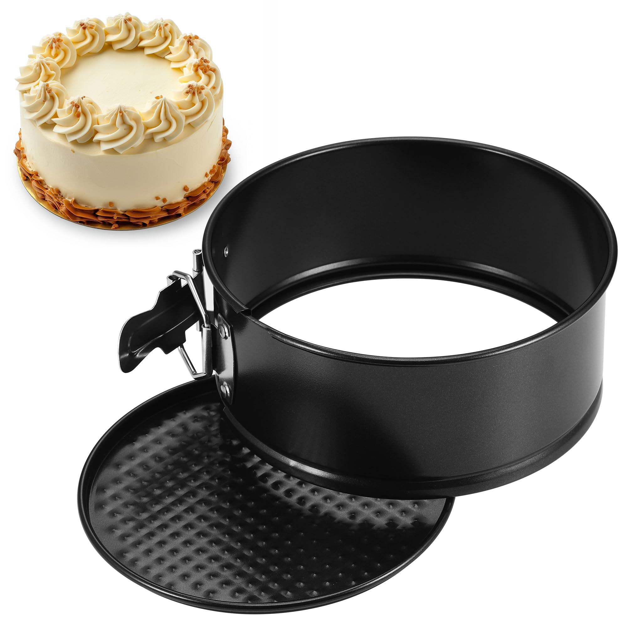 Zocipro 6 inch Round Cake Tins for Baking, Non Stick Springform Baking ...