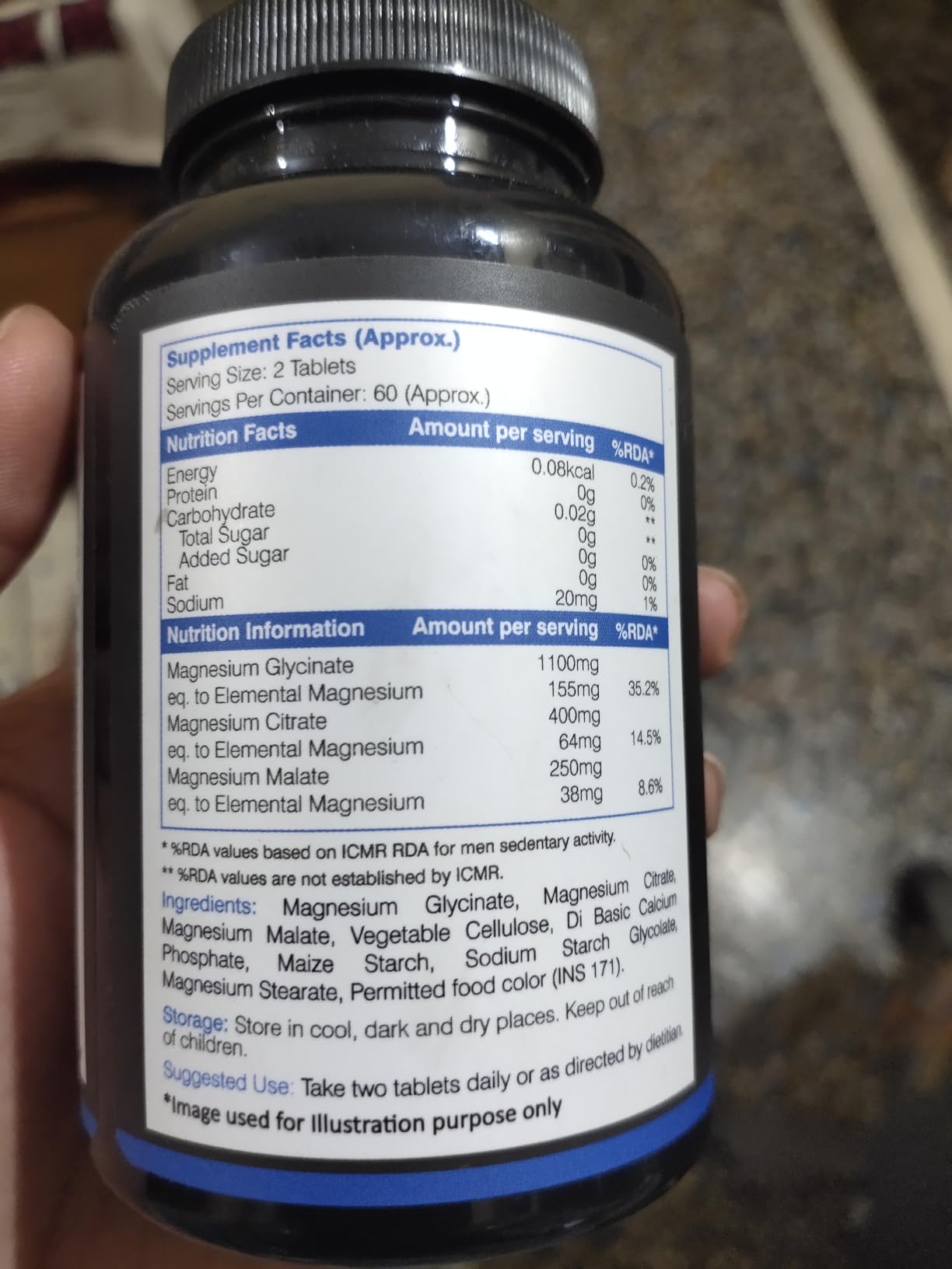 NutritJet Magnesium Glycinate Citrate Malate Complex | Max Absorption ...