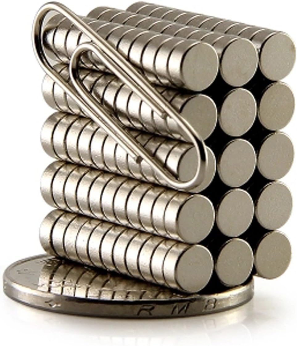 6x2 mm 200pcs Round Magnets for Refrigertor Magnets, Magnet,Office ...