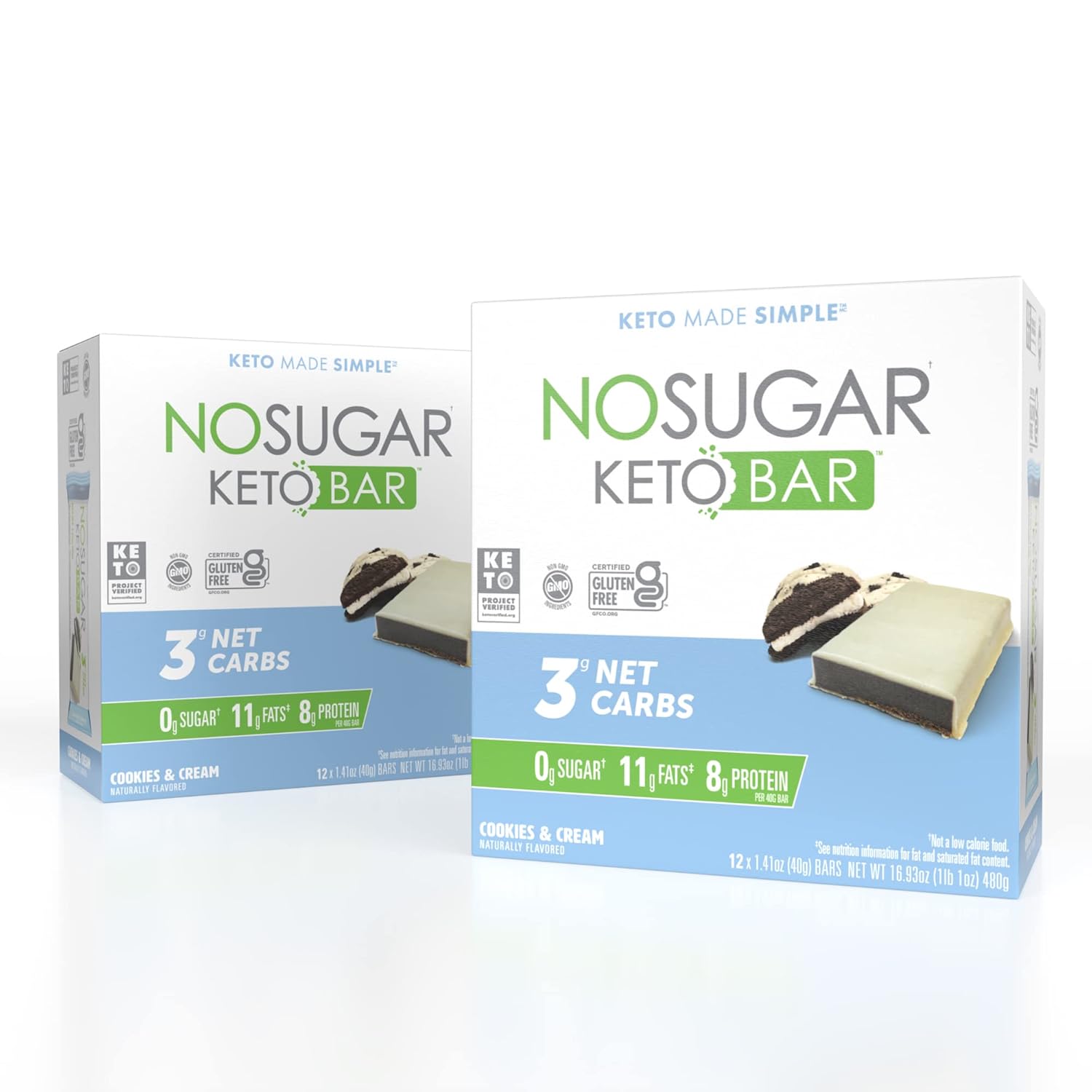 Amazon.com : No Sugar Keto Bar Snack - Low Carb No Sugar Keto Snack ...