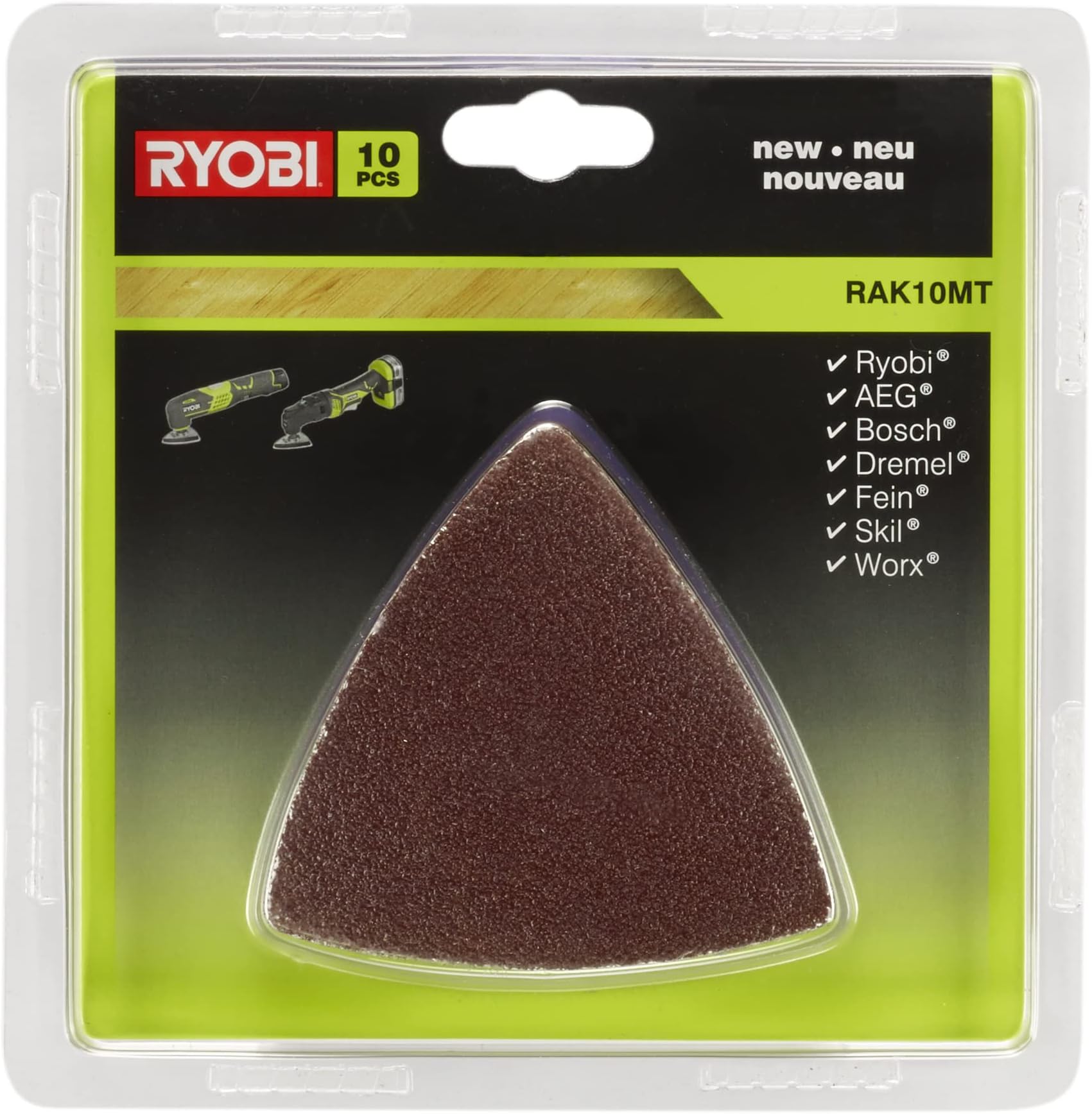 Ryobi RAK10MT Multi-Tool Sanding Paper Set (10 Pieces) - Amazon.com