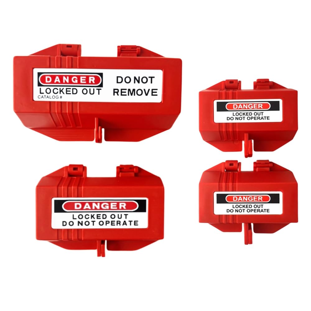Industrial Safety Equipment TRADESAFE Lockout Tagout Plug Locks 2-Pack ...