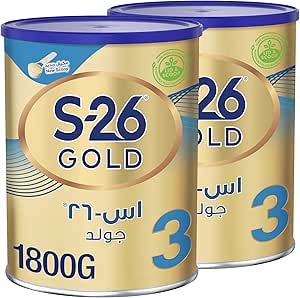 S26 Gold Stage 3, Growing Up Formula, From 1 to 3 Years, 1800g, (2 Tins) : Buy Online at Best ...