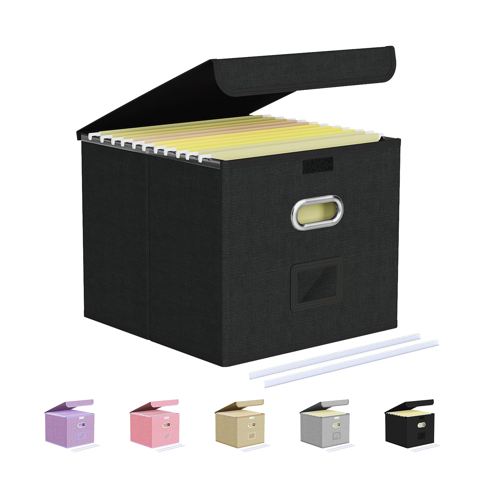 Snapklik.com : Oterri Collapsible File Organizer Box For Office/Decor/Home