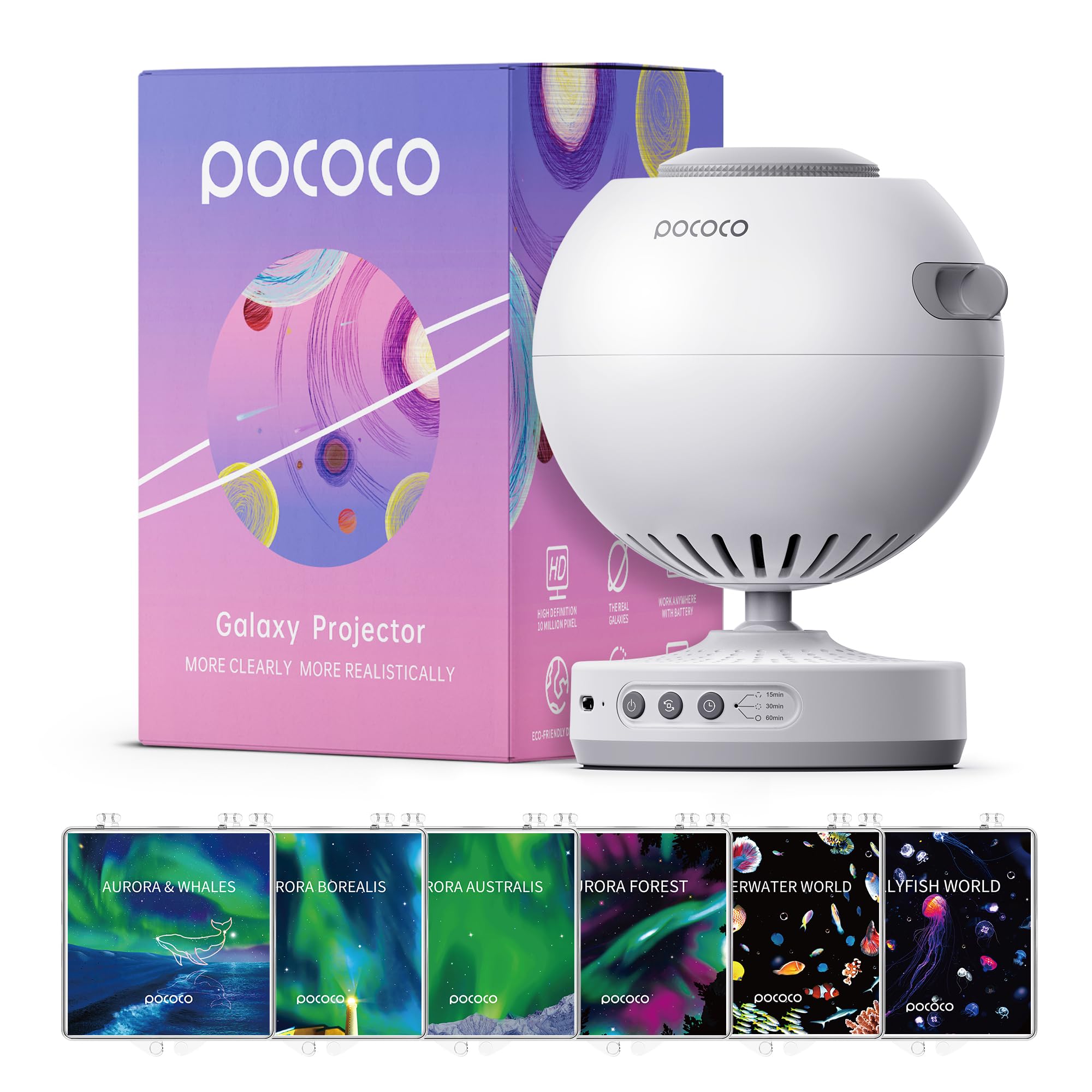 Amazon.com: 【Limited Time Offer: 16% Off 】POCOCO Galaxy Projector ...