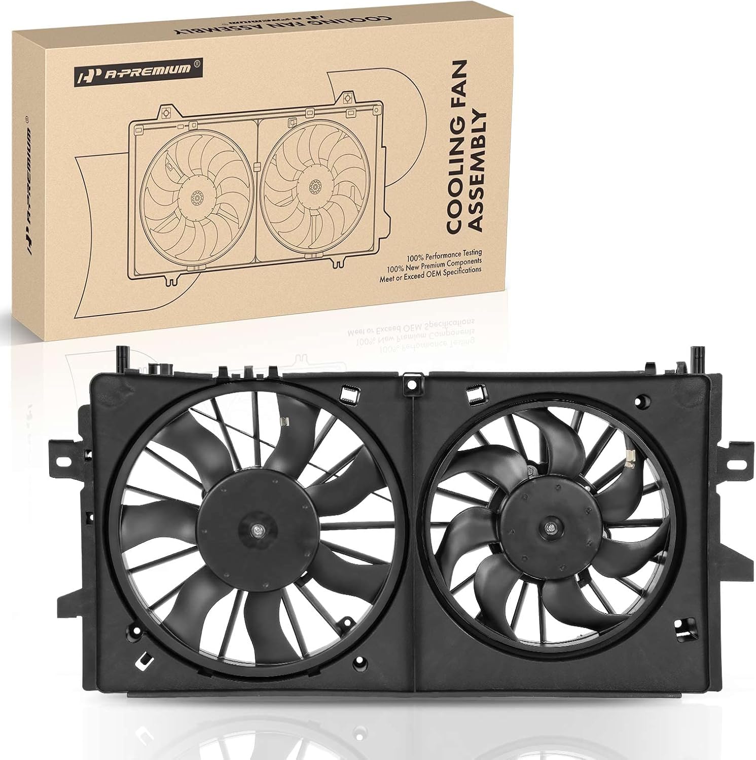 Amazon.com: A-Premium Engine Radiator Cooling Fan Assembly Compatible ...